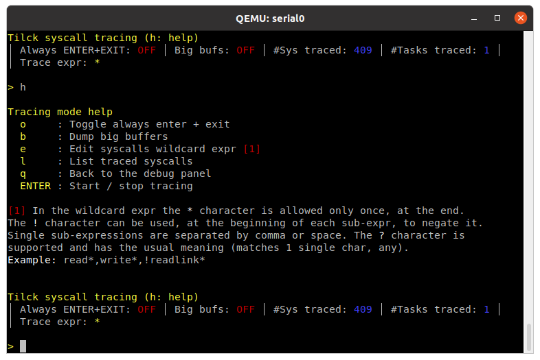 Tilck's debugpanel · vvaltchev/tilck Wiki · GitHub